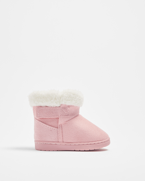 First Walker Baby Girls Slipper Boot | Target Australia