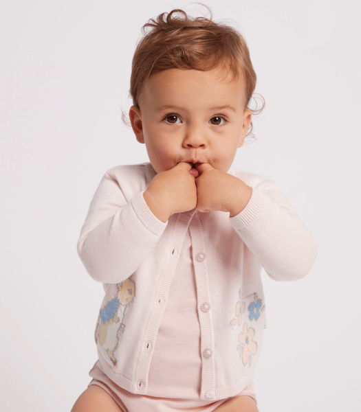 Peter Rabbit Baby Intarsia Knit Cardigan | Target Australia