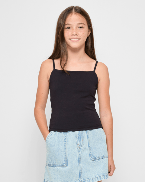 Australian Cotton Essential 90s Singlet - Black | Target Australia