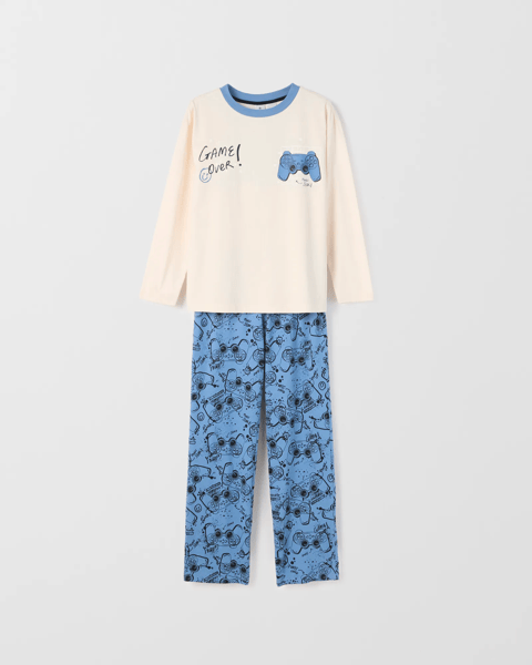 Australian Cotton Older Boys Oversized Knit Pyjama Set | Target Australia
