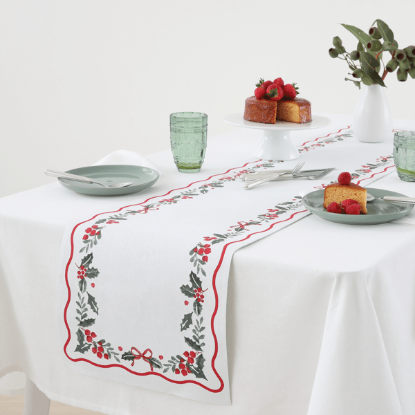 Traditional Holly Table Runner - Anko | Target Australia