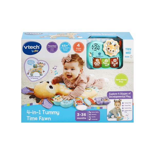 VTech Baby 4-in-1 Tummy Time Fawn | Target Australia