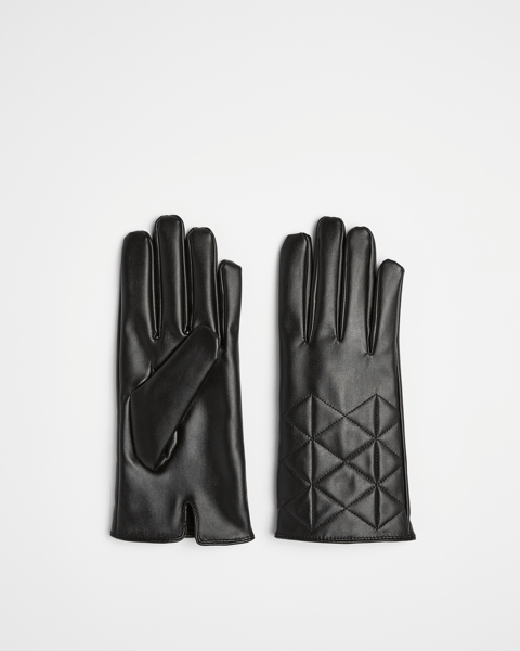 PU Quilted Gloves | Target Australia