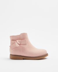 Girls Junior Bow Boot - Pink | Target Australia