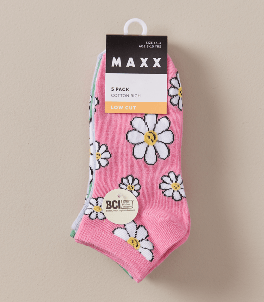 5 Pack Maxx Low Cut Socks | Target Australia