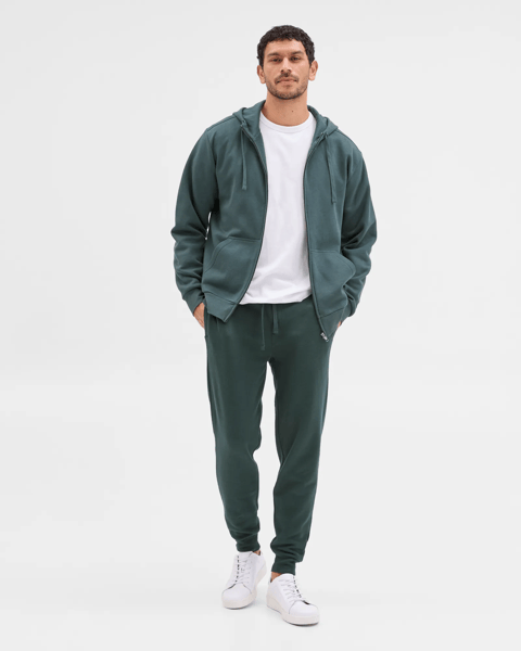Australian Cotton Blend Cuffed Trackpants - Winter Green | Target Australia