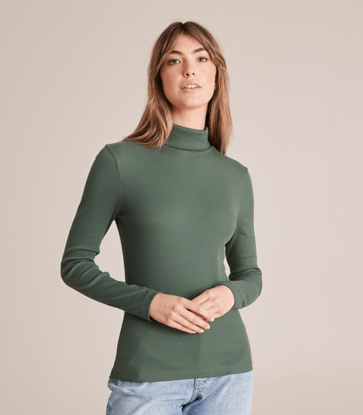 Organic Cotton Rib Skivvy | Target Australia