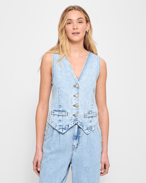 Denim Waistcoat | Target Australia