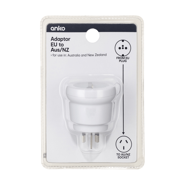 EU Travel Adaptor - Anko | Target Australia