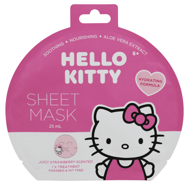 Hello Kitty Sheet Mask 25ml - Juicy Strawberry Scented | Target Australia