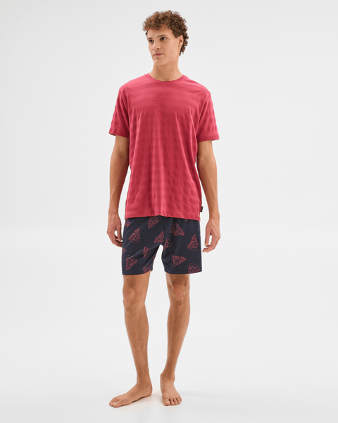 Australian Cotton Blend Print Jersey Sleep Shorts - Maxx | Target Australia