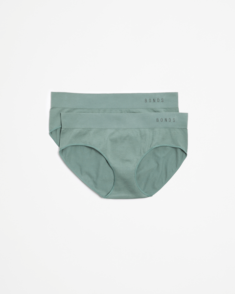 Bonds 2 Pack Seamless Midi Briefs | Target Australia