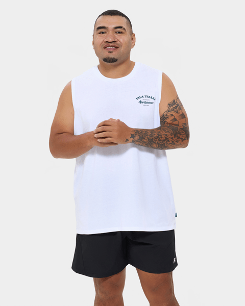 Plus Size Kayden Graphic Tank Top - Fila - White | Target Australia