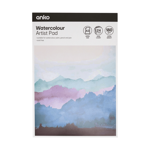 A3 Watercolour Artist Pad - Anko | Target Australia