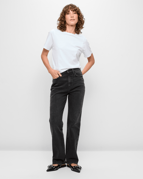 High Rise Full Length Straight Denim Jeans - Bella | Target Australia