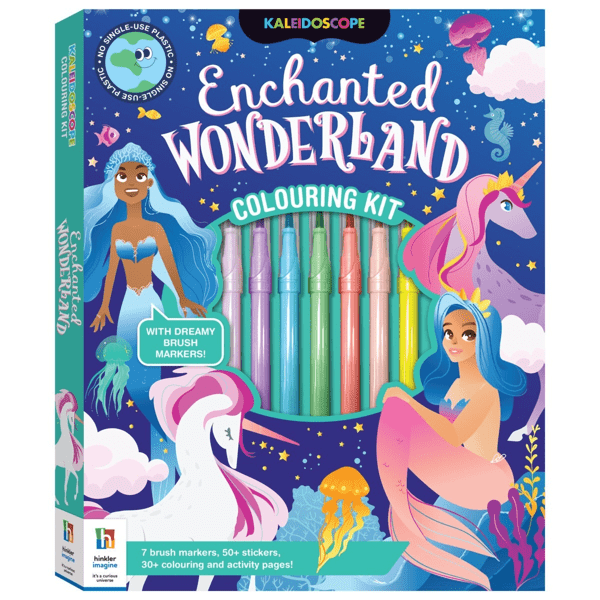 Kaleidoscope Enchanted Wonderland Colouring Kit - Book | Target Australia