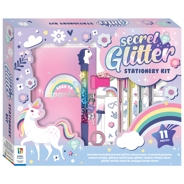 Secret Glitter Stationery Kit | Target Australia