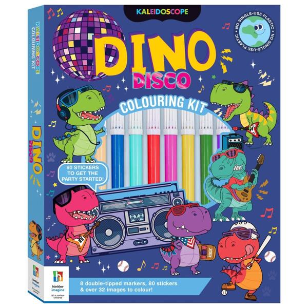 Kaleidoscope Dino Disco Colouring Kit | Target Australia