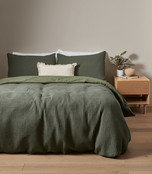 Warner Textured Quilt Cover Set | Target Australia