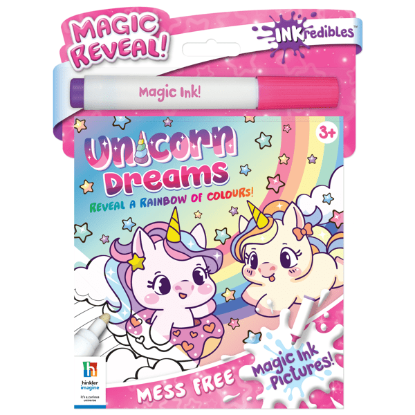 INKredibles Magic Reveal Unicorn Dreams Mess Free Magic Ink Pictures ...