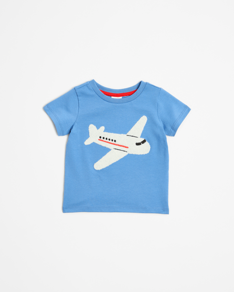 Baby Organic Cotton Placement Boucle Print T-shirt | Target Australia