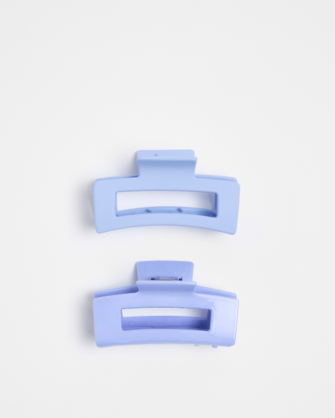 2 Pack Large Rectangle Clips - Blue | Target Australia