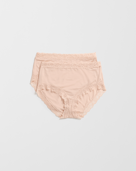 Womens Modal and Lace Full Briefs 2 Pack | Target Australia