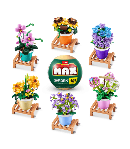 MAX Premium Garden Building Bricks Collection by ZURU - Assorted ...