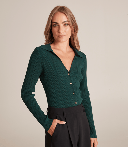 Preview Variegated Rib Cardigan | Target Australia