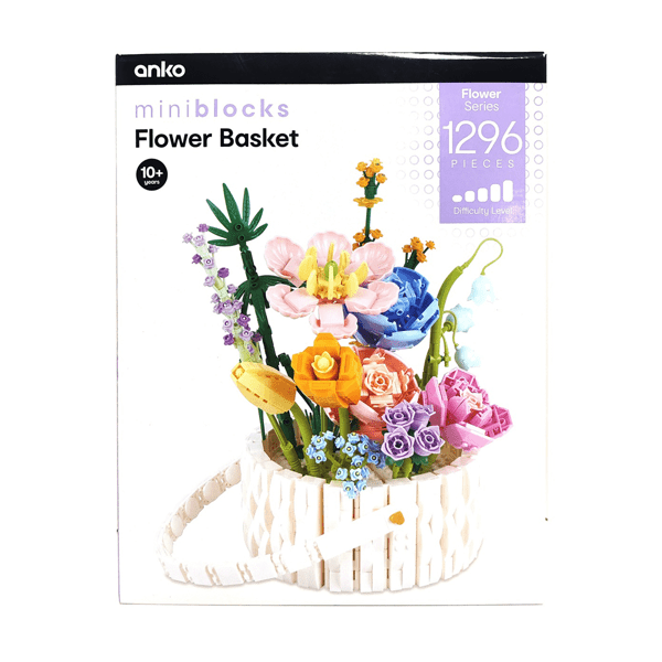 1296 Piece Mini Blocks Flower Series: Flower Basket - Anko | Target ...
