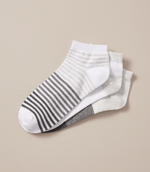 3 Pack Everyday Low Cut Socks | Target Australia