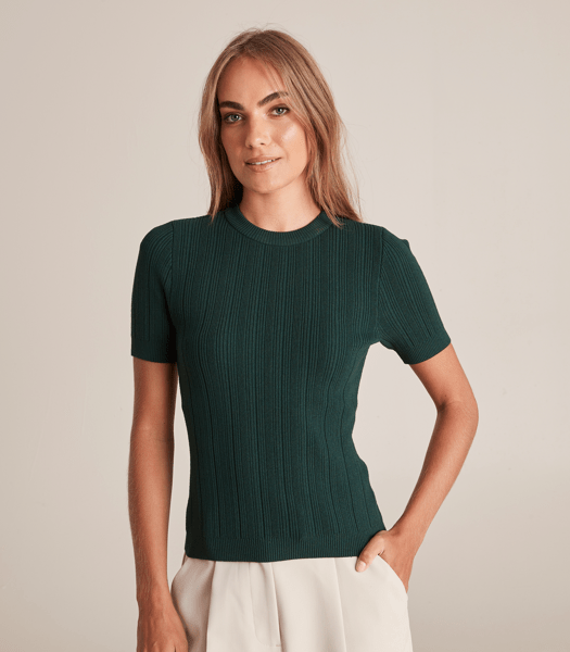 Preview Variegated Crew Neck T-Shirt | Target Australia