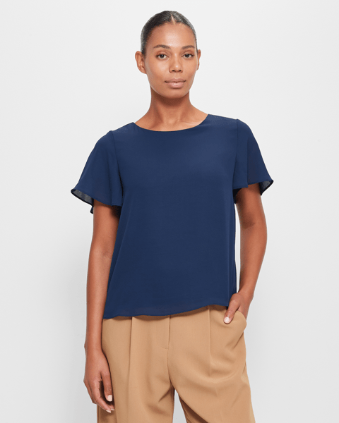 Crew Neck Top - Preview - Navy Blue | Target Australia
