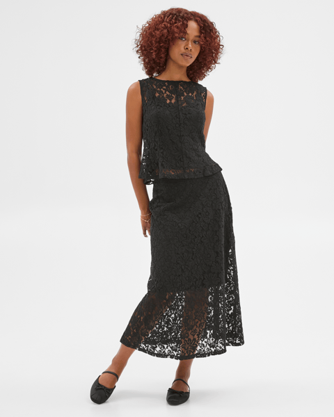 Petites Lace Midi Skirt | Target Australia