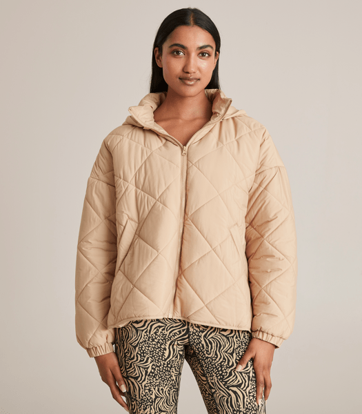Active Zip Up Hooded Puffer Jacket | Target Australia