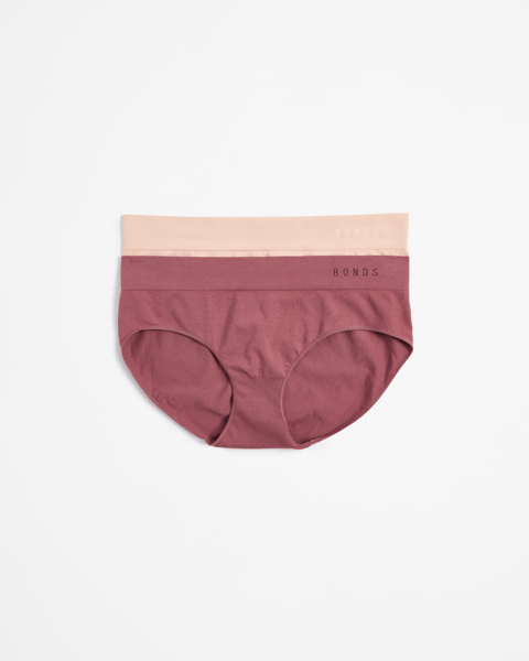 Bonds 2 Pack Seamless Midi Briefs | Target Australia