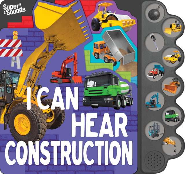 Super Sounds: I Can Hear Construction 10-Button Sound Book | Target ...