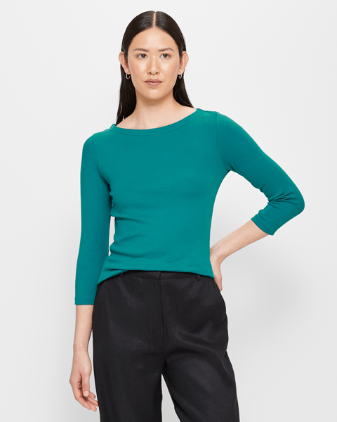 Isabel Boat Neck Top - Preview | Target Australia