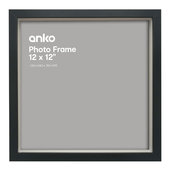 Photo Frame, 12" x 12", Black - Anko | Target Australia