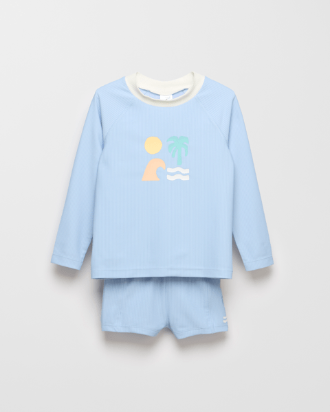 Ribbed Swim 2 Piece Set | Target Australia