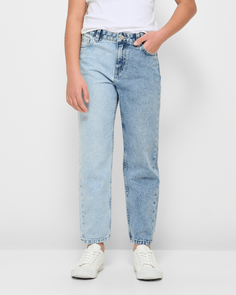 Straight Leg Two-Tone Denim Jeans | Target Australia