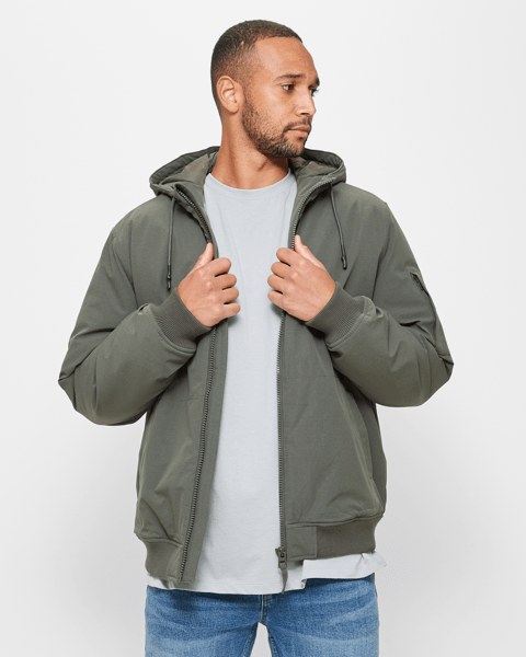 Hooded Bomber Jacket | Target Australia