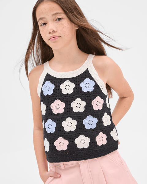 Crochet Knit Tank | Target Australia