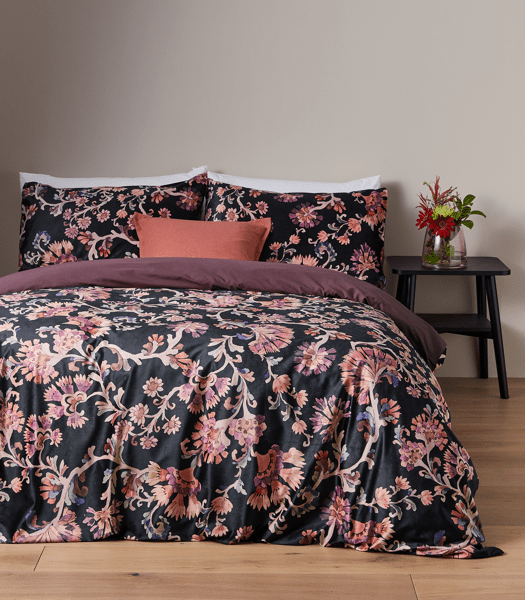 Isabella Velvet Quilt Cover Set | Target Australia