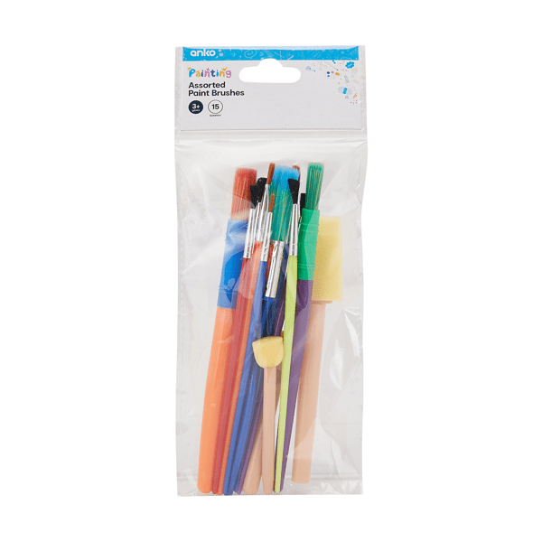 Paint Brushes, 15 Pack - Anko | Target Australia
