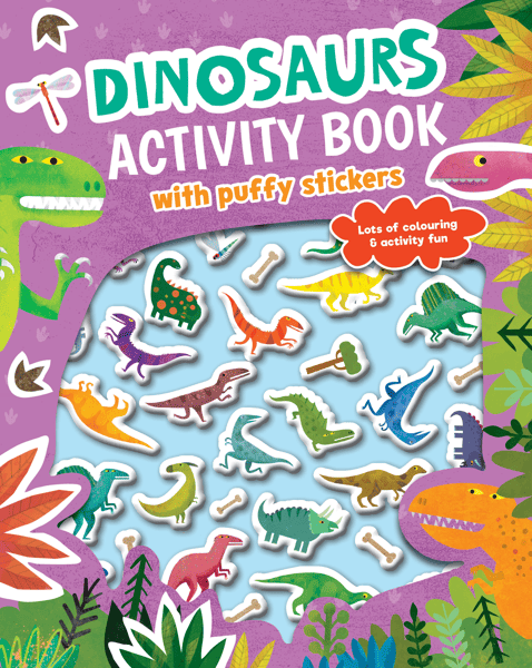 Puffy Stickers - Dinosaur | Target Australia