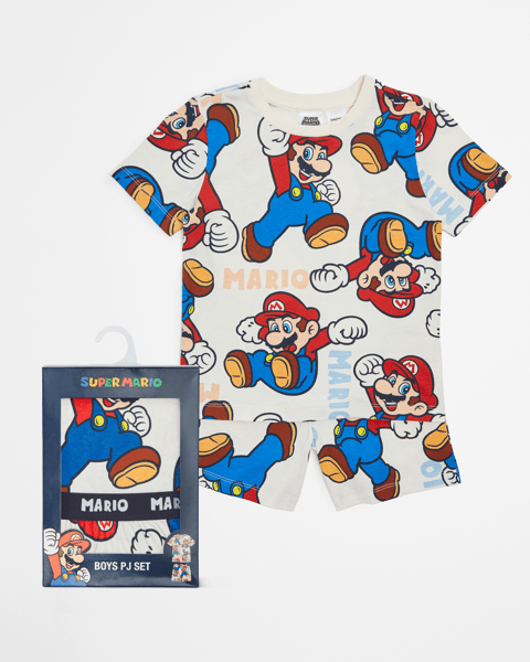 Super Mario Cotton Pyjama Gift Set | Target Australia