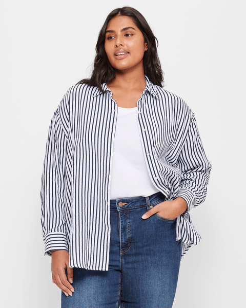 Curve Stripe Shirt | Target Australia