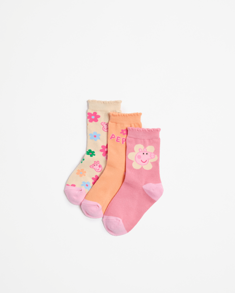 Peppa Pig Crew Socks 3 Pack | Target Australia