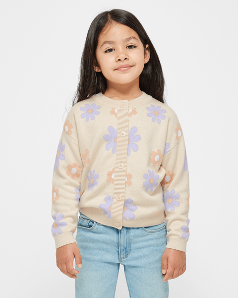 Jacquard Knit Cardigan | Target Australia